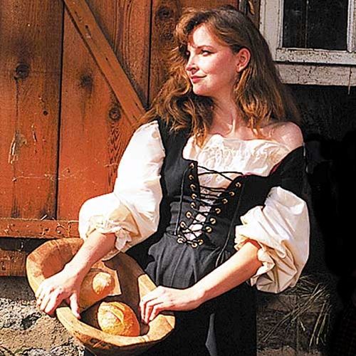 Country Maid renaissance bodice medieval wench wear