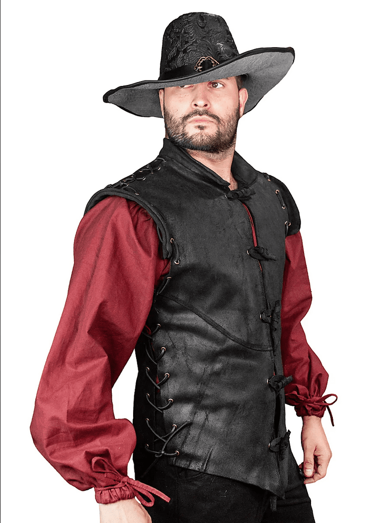 Leather doublet for the musketeer, landsknecht and conquistador alike.
