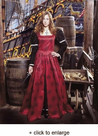 Elegant Lady's Medieval Dress a Noble Women's renaissance dress.