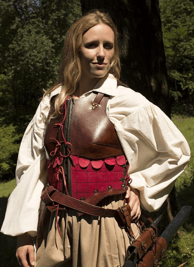 LARP Female Leather Armour Breastplate