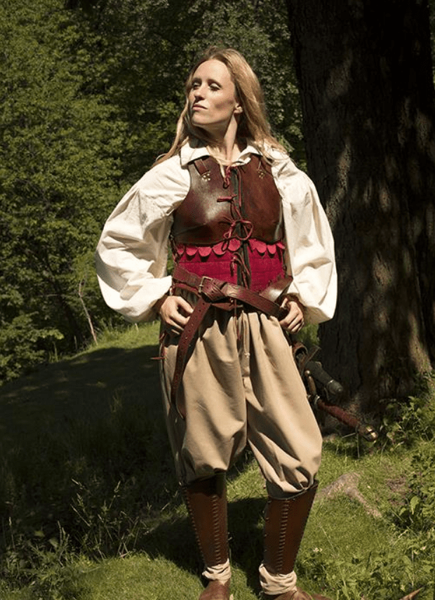LARP Female Leather Armour Breastplate