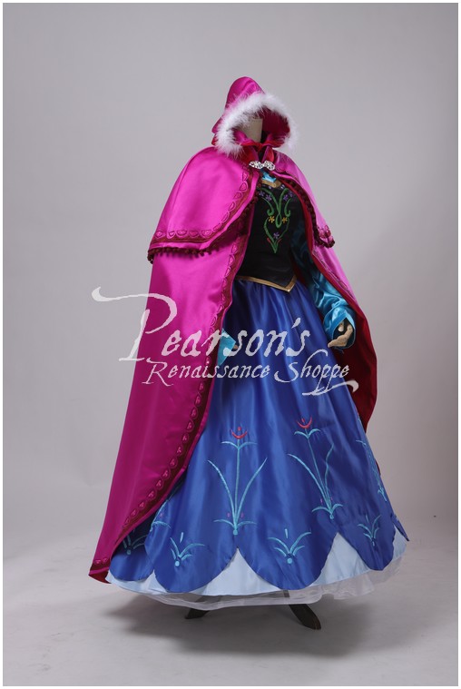 Anna Frozen Cloak Simplicity 1233 Disney S Frozen Costume For Children