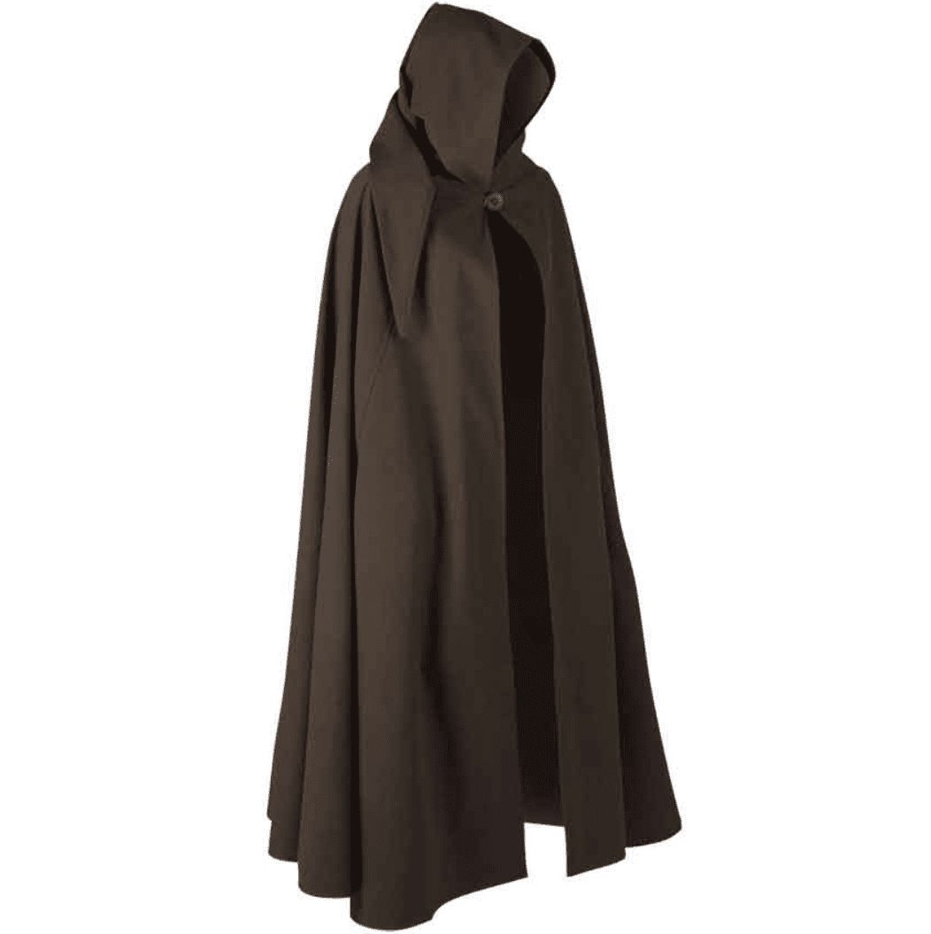 Gora Canvas Hooded Cloak for medieval renaissance faires.