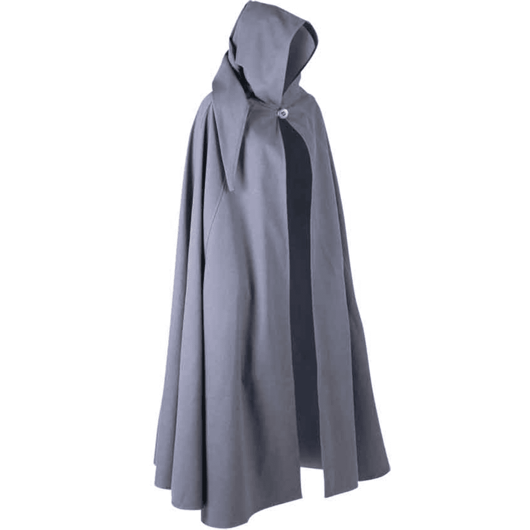 Gora Canvas Hooded Cloak for medieval renaissance faires.