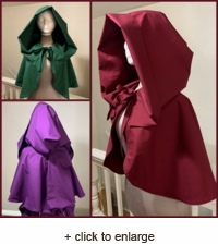 Over Sized Hooded Cape for your Sanderson Sisters Halloween Costume