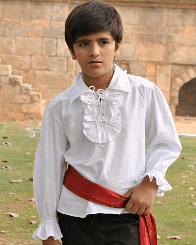 Kids Captain Kennit Ruffled Shirt