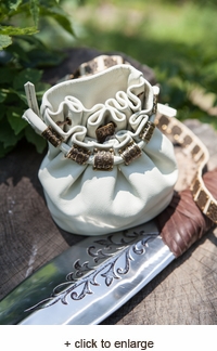 Leather Elven Pouch Bag