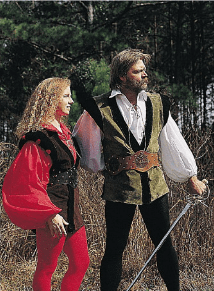 Medieval Leather Jerkin Brown and Black