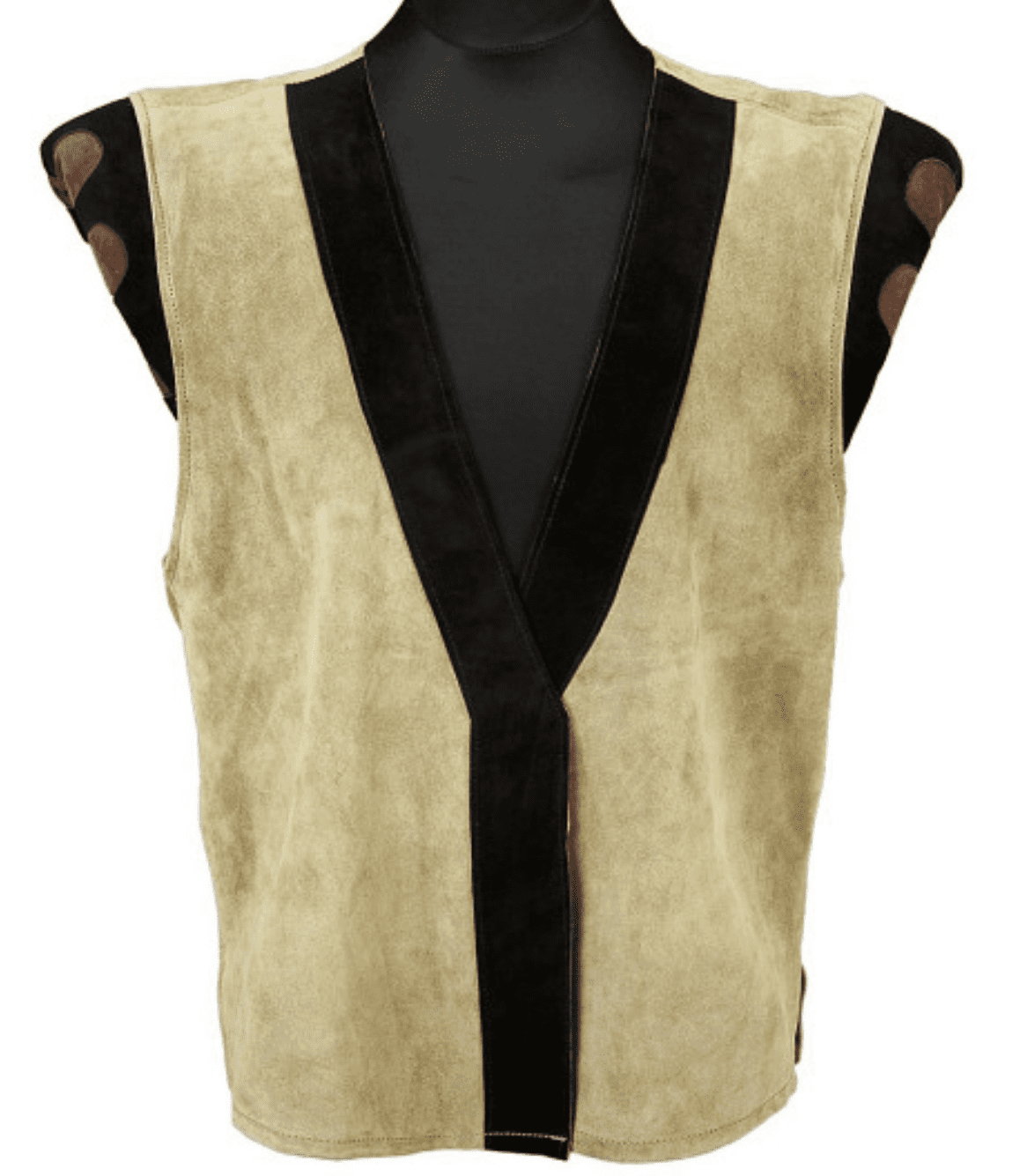 Medieval Leather Jerkin Brown and Black