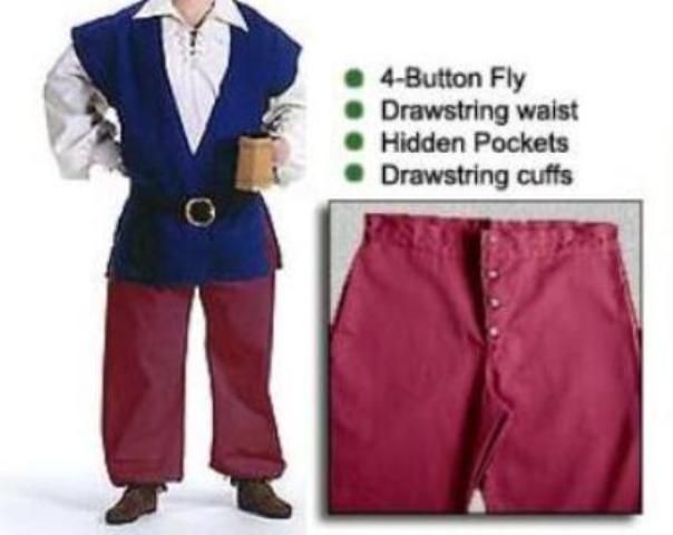 Long Breeches - Medieval Renaissance Clothing, Costumes