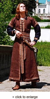 Long Tunic & Overcoat - Medieval Renaissance Clothing, Costume