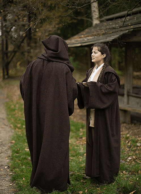 Luke Robes - jedi costume, medieval cape, renaissance costume cloak