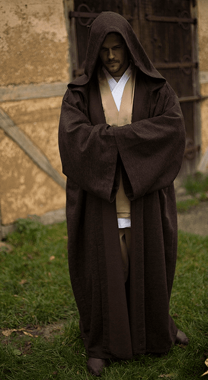 Luke Robes - jedi costume, medieval cape, renaissance costume cloak