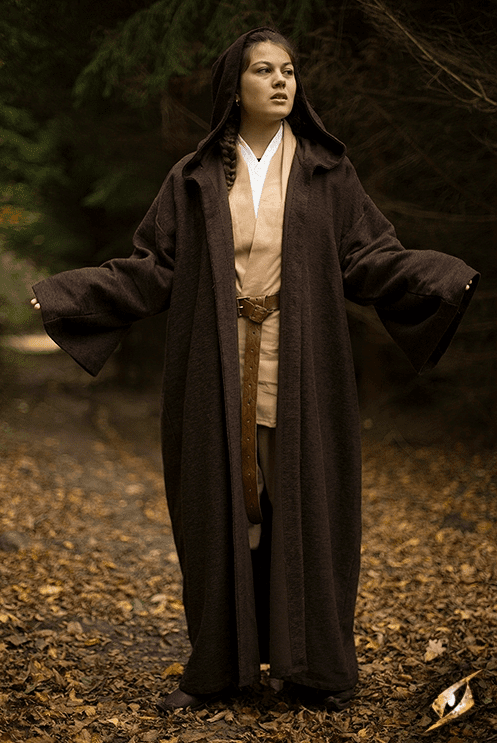 Luke Robes - jedi costume, medieval cape, renaissance costume cloak