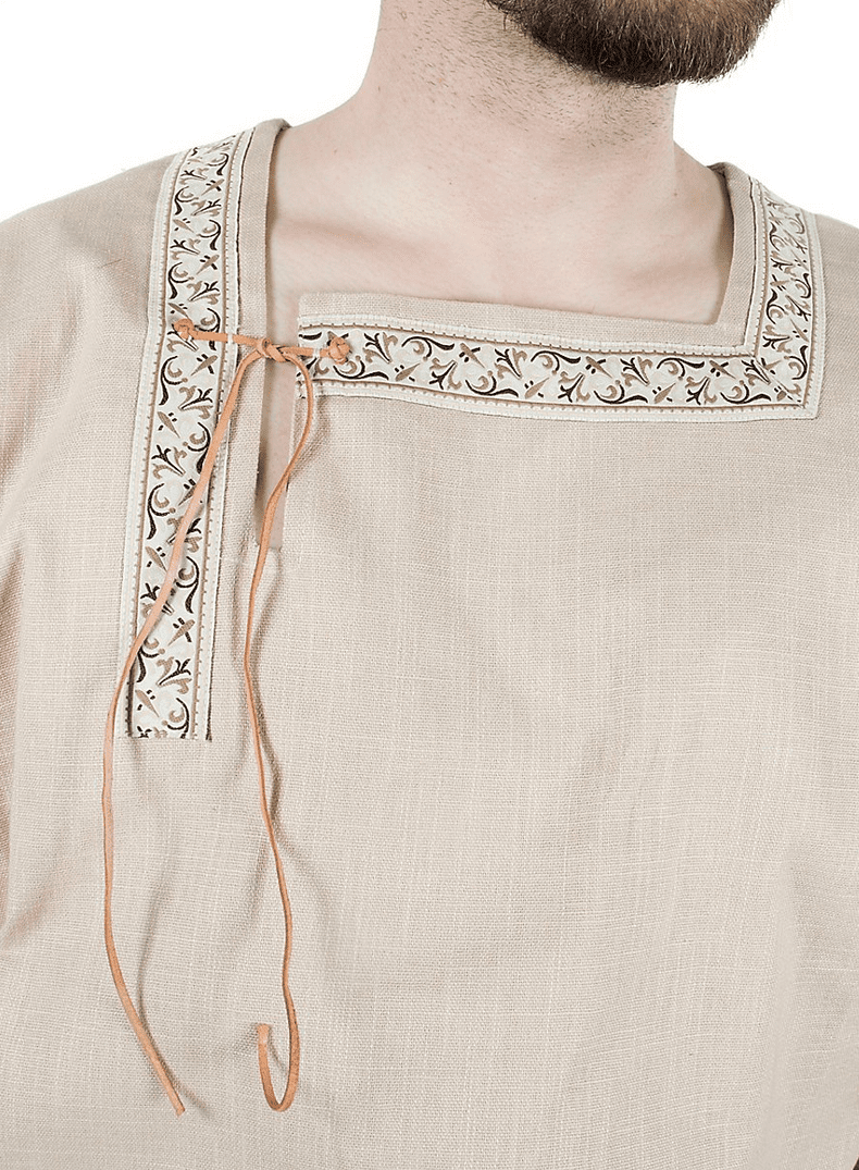 Mandred Medieval Tunic with filigree border