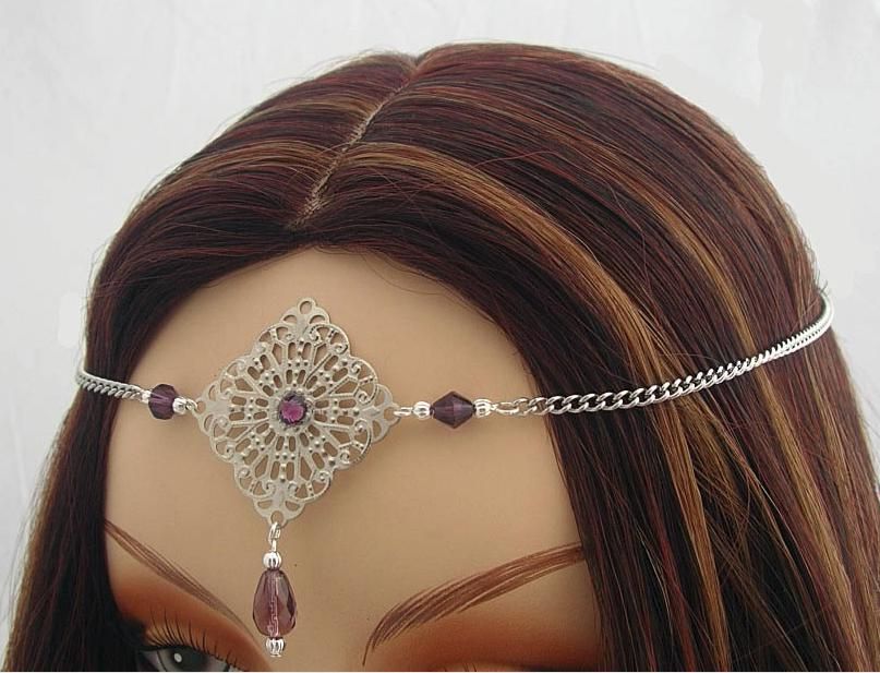 Celtic Circlet - CELTIC Elven Bridal CIRCLET head piece SCA