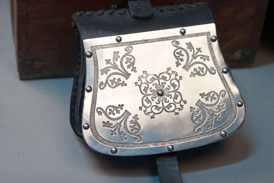 Medieval Bag with Etched Steel