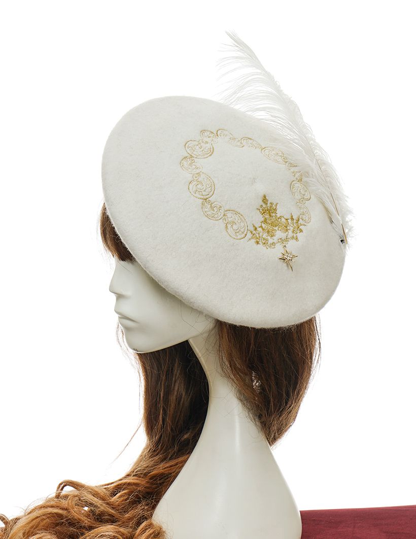 Medieval Borgia Wool Beret