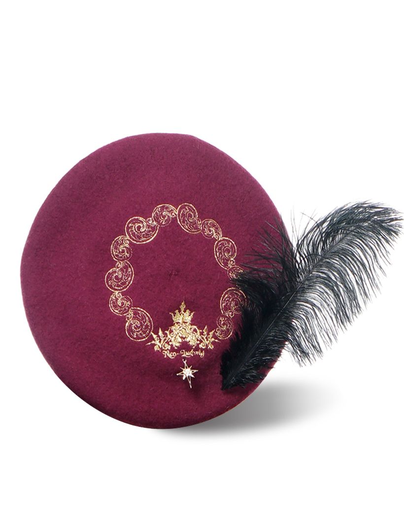 Medieval Borgia Wool Beret