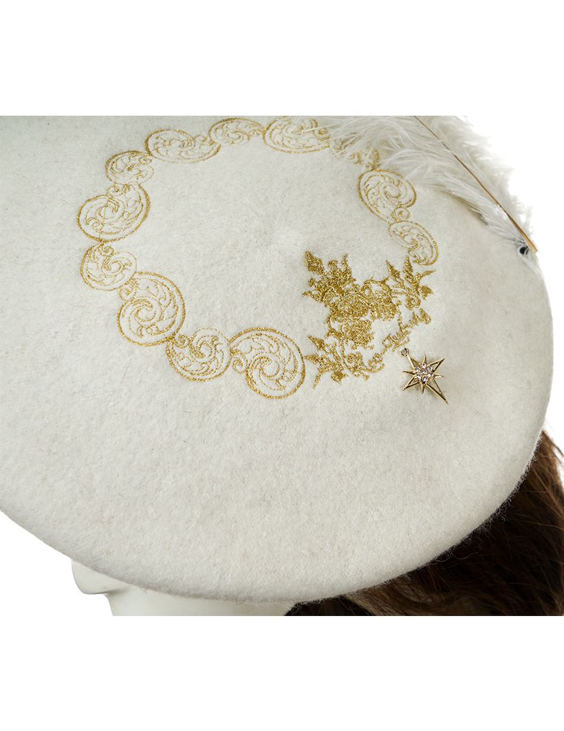 Medieval Borgia Wool Beret