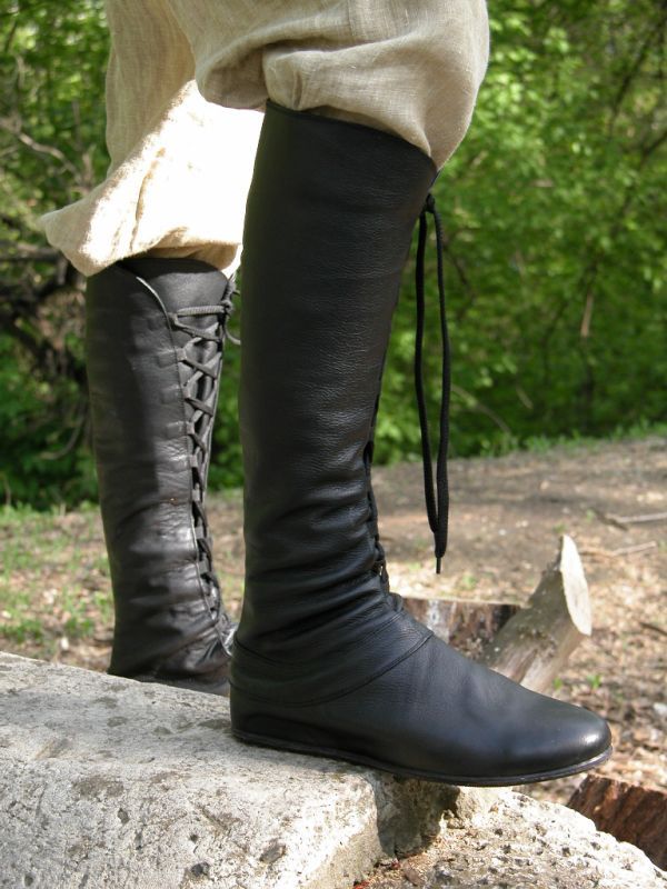 Medieval High Boot Forest - Authentic renaissance clothing, costumes, boots