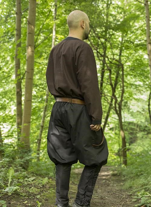 Medieval Pants - Cuffed Basic Medieval Pants for Men