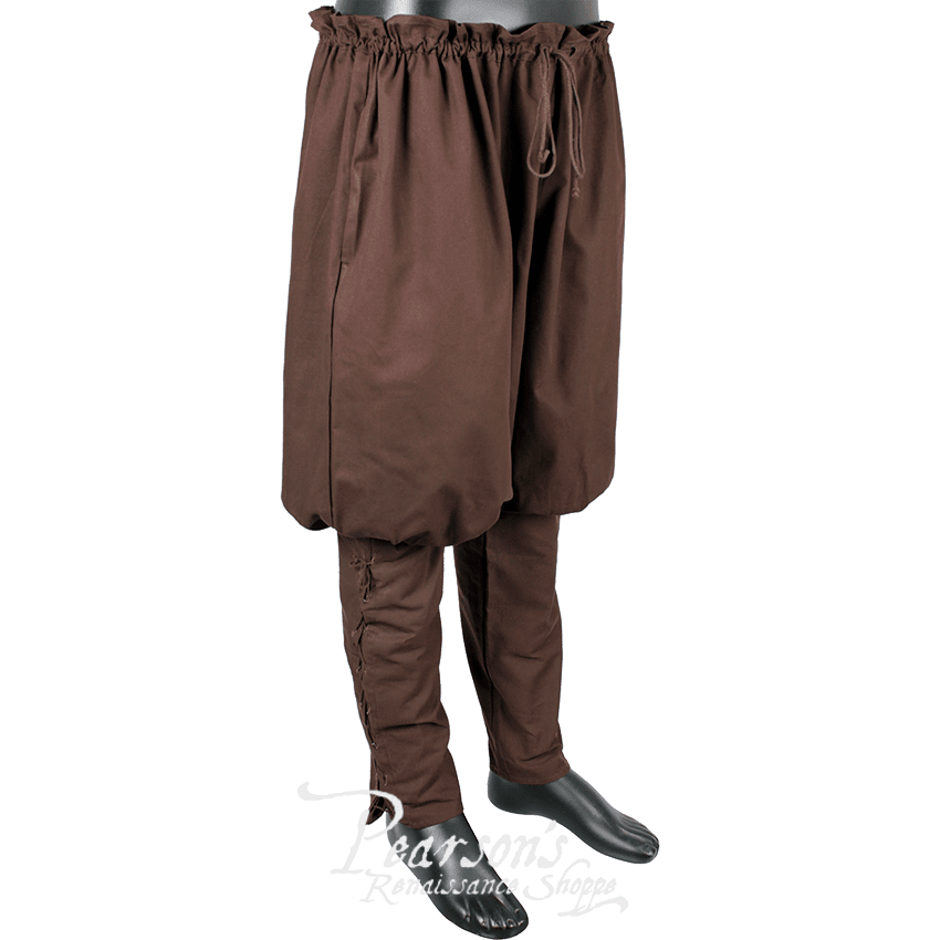 Medieval Pants - Cuffed Basic Medieval Pants for Men