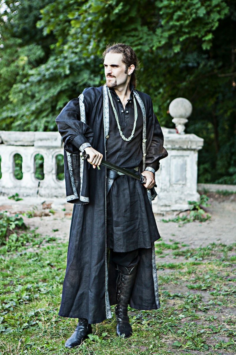 Medieval Tunic & Overcoat - Medieval Renaissance Clothing, Costume