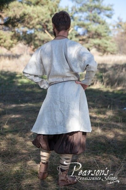 Medieval Under Tunic Summer linen undershirt, 13th c.