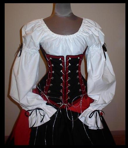 Underbust Corset Pirate