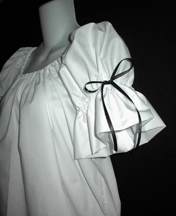 Short Sleeve Renaissance Chemise Top