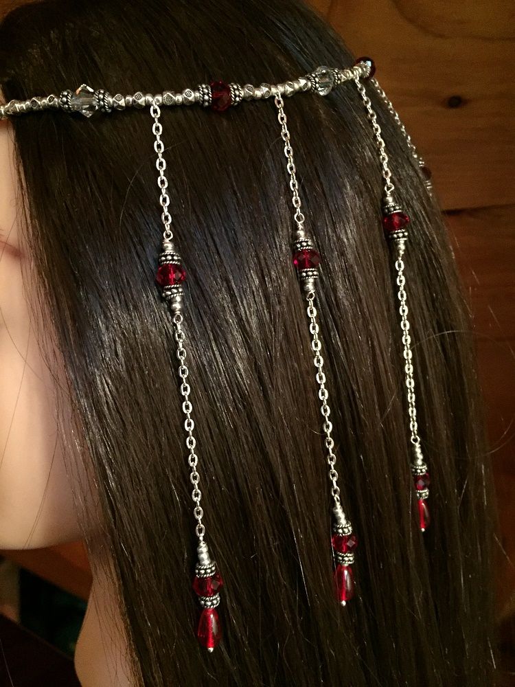 Ruby Medieval Lord of the Rings Circlet