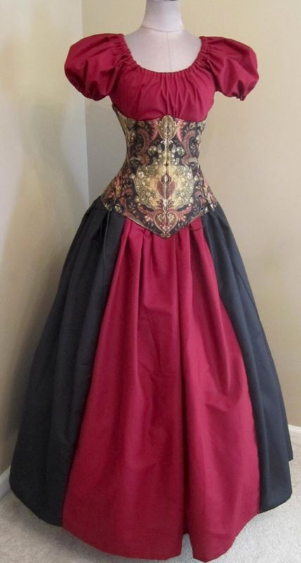 Scandalous Wench Underbust Corset Costume