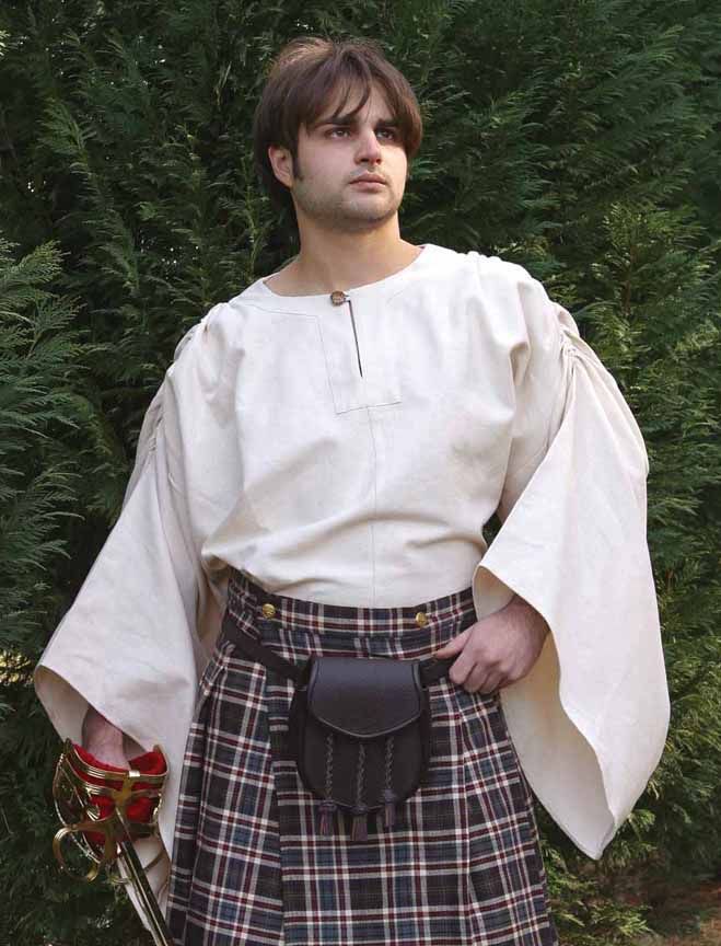 Scottish Man's Kilt - medieval renaissance tartan kilt