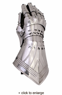 Steel Gothic Gauntlets articulated pair of gauntlets.