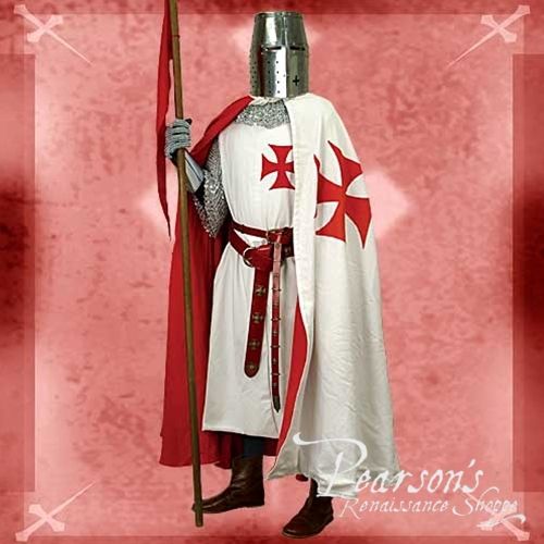Templar Tunic - medieval renaissance knight clothing