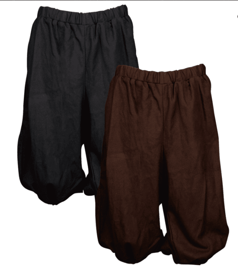 Tudor Short Trousers worn during the renaissance times.