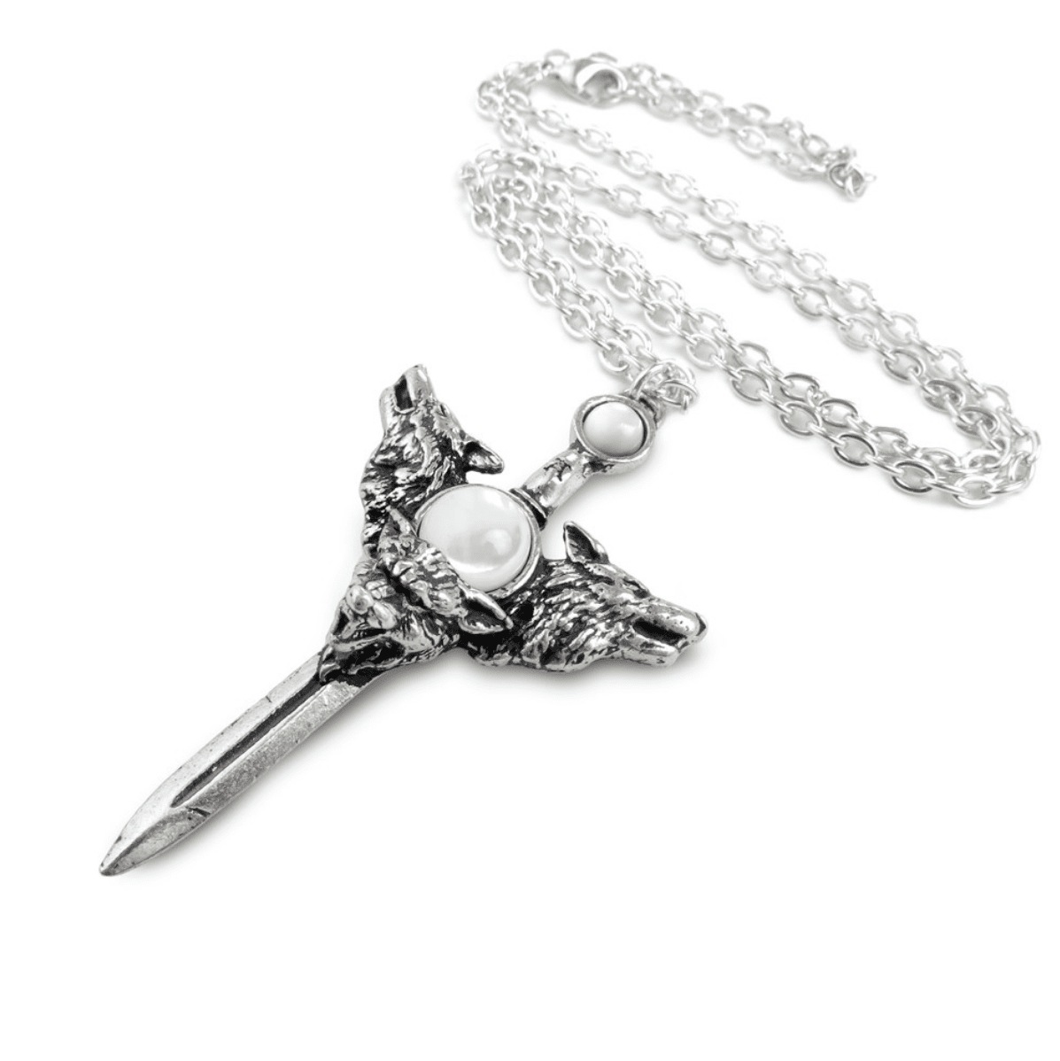 Wolverine Moon Pendant Celtic Jewelry Medieval Pendants