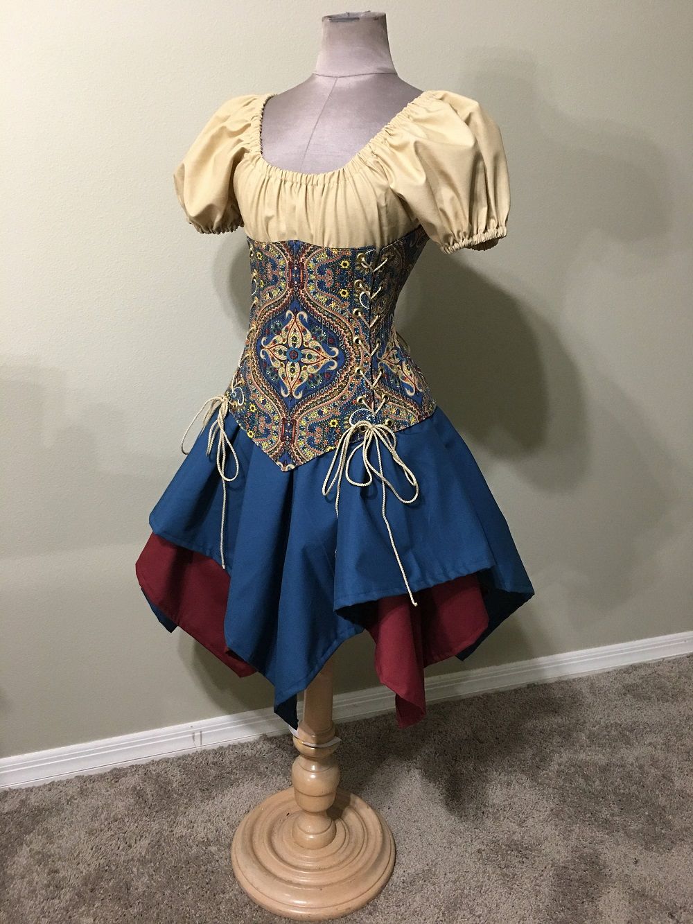 Woodland Festival Gypsy Nymph beautiful corset set