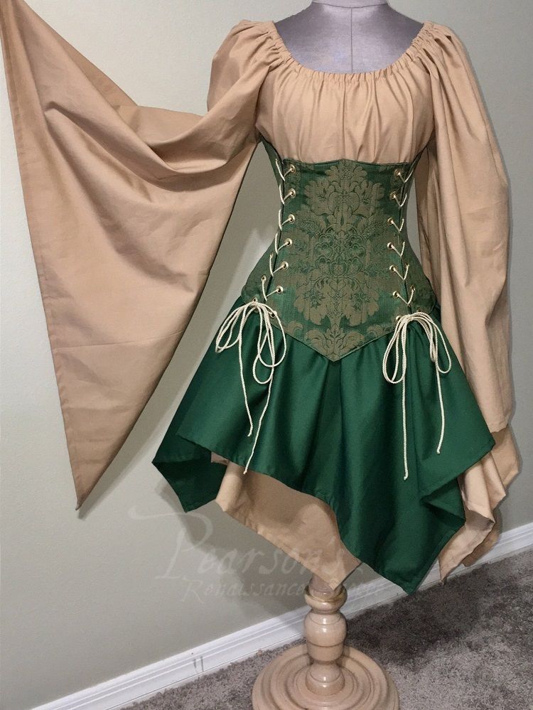 Woodland Nymph - renaissance clothing, medieval, costume