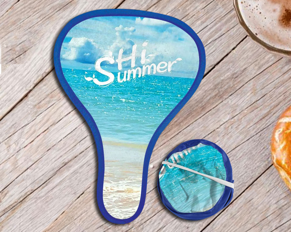 Custom Printed Foldable Nylon Fans with Full-Color Print