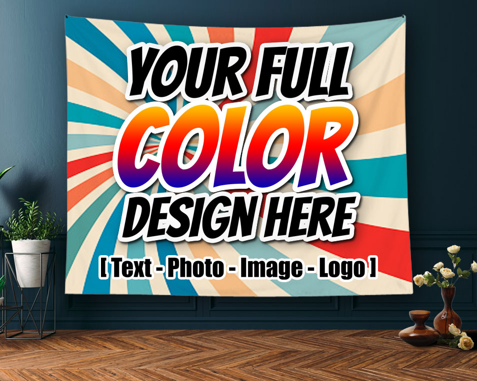 Personalized Tapestry Big Wall Hanging, Custom Tapestries