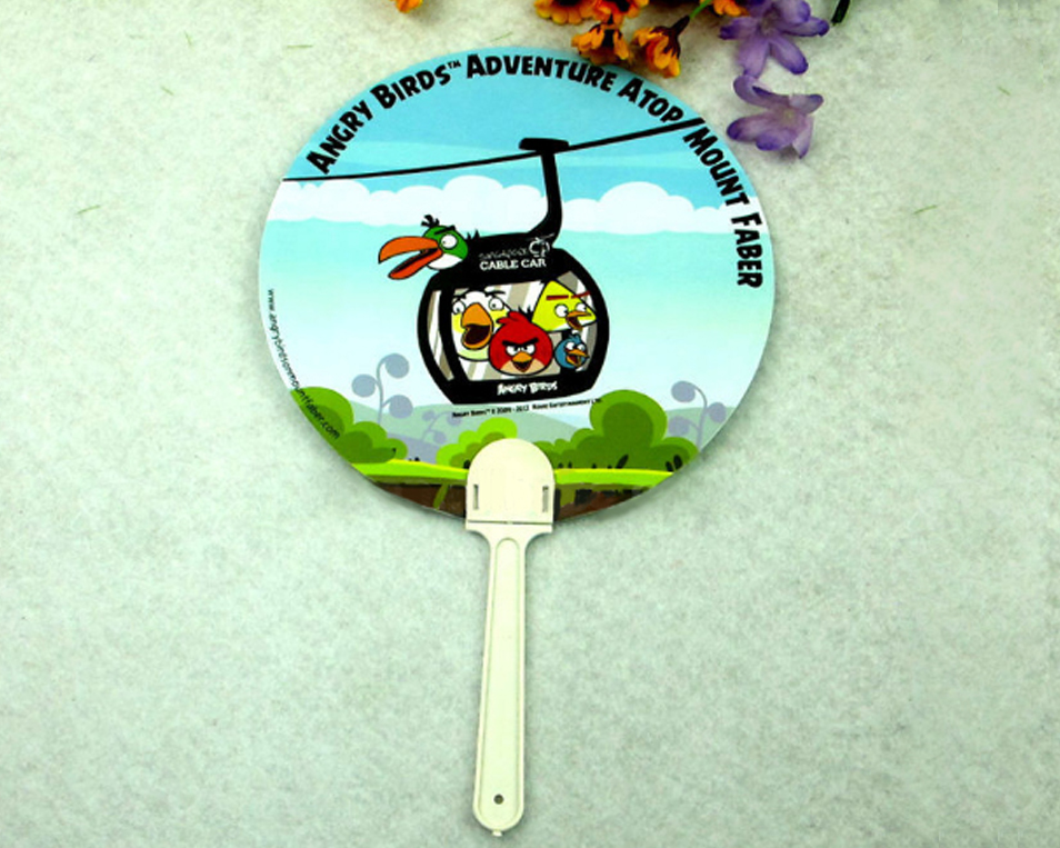 Full Color Personalized Plastic Hand Fan