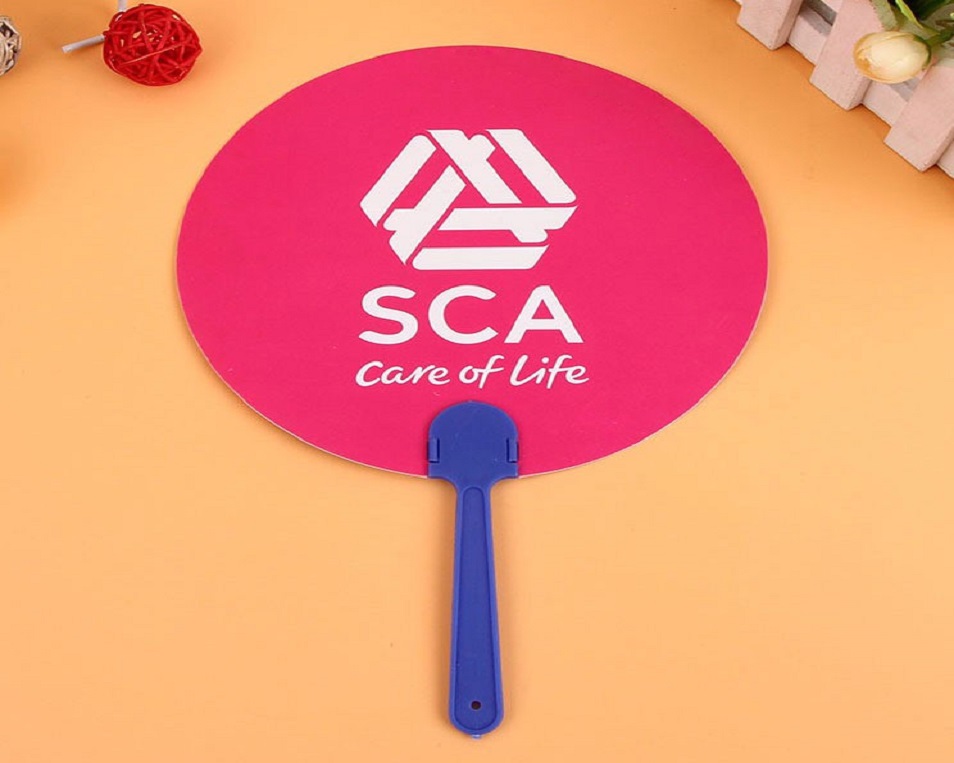 Full Color Personalized Plastic Hand Fan