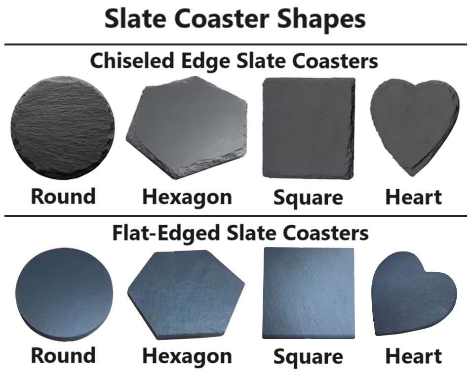 Personalized Slate Coasters - From $1.95!