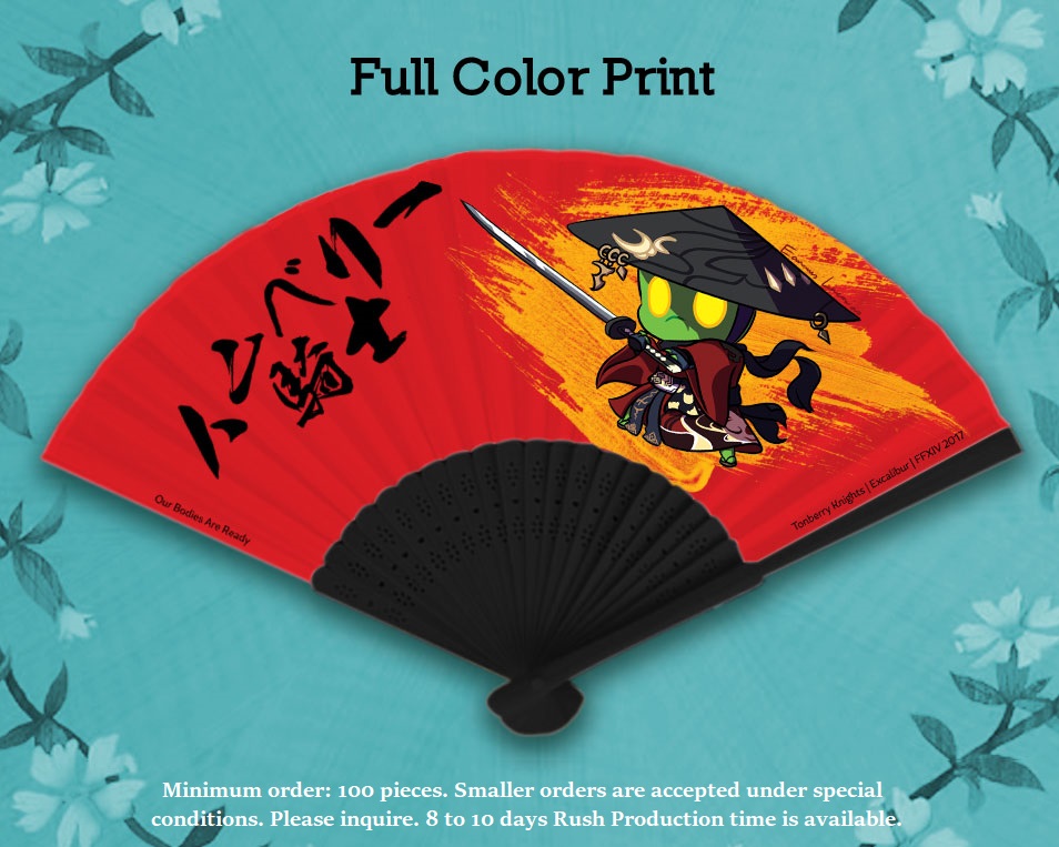 Full-Color Promotional Paper Fans, Personalized Hand Fans