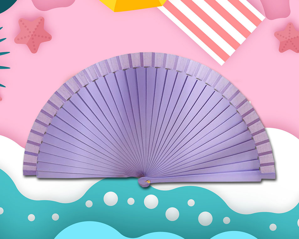Solid Color Wood Fans. Colored Folding Fans - From $3.95