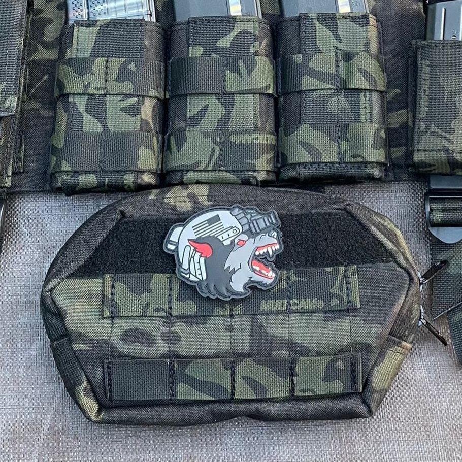 Black Multicam Chest Rig Utility Pouch