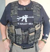 Black Multicam EMS 6 Mag Chest Rig