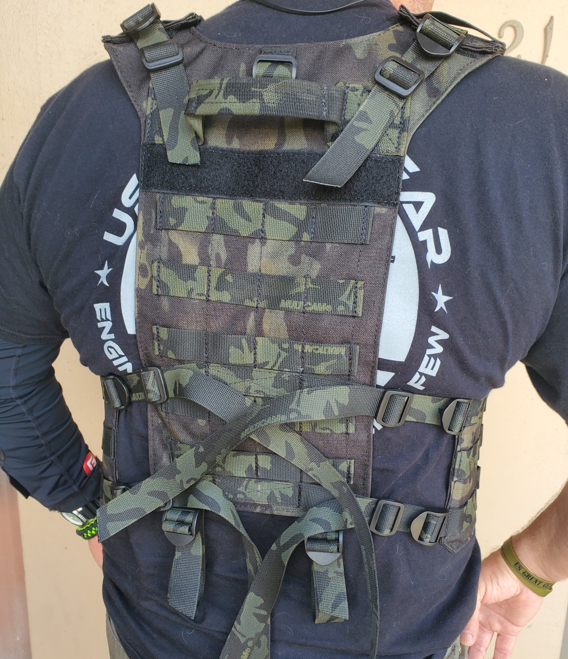 Black Multicam EMS 6 Mag Chest Rig